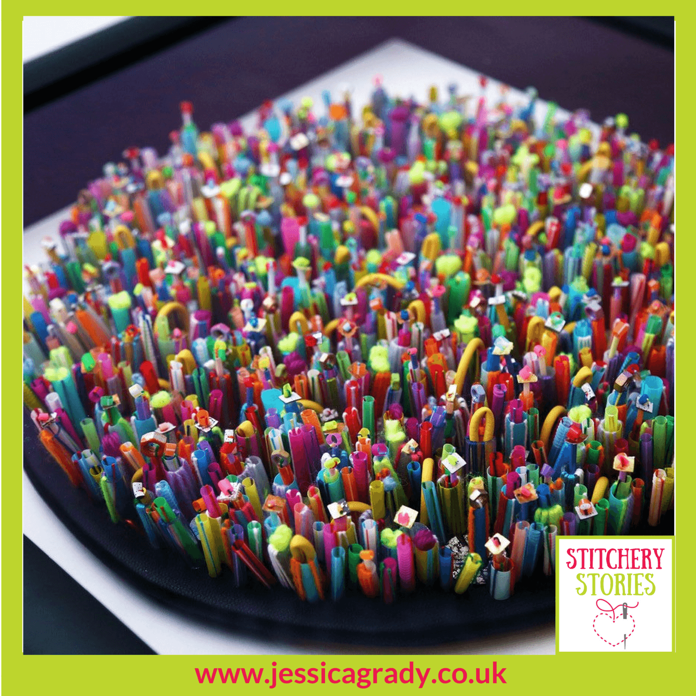 Jessica Grady Embroidery Artist Fragments from Encrusted Collection ...